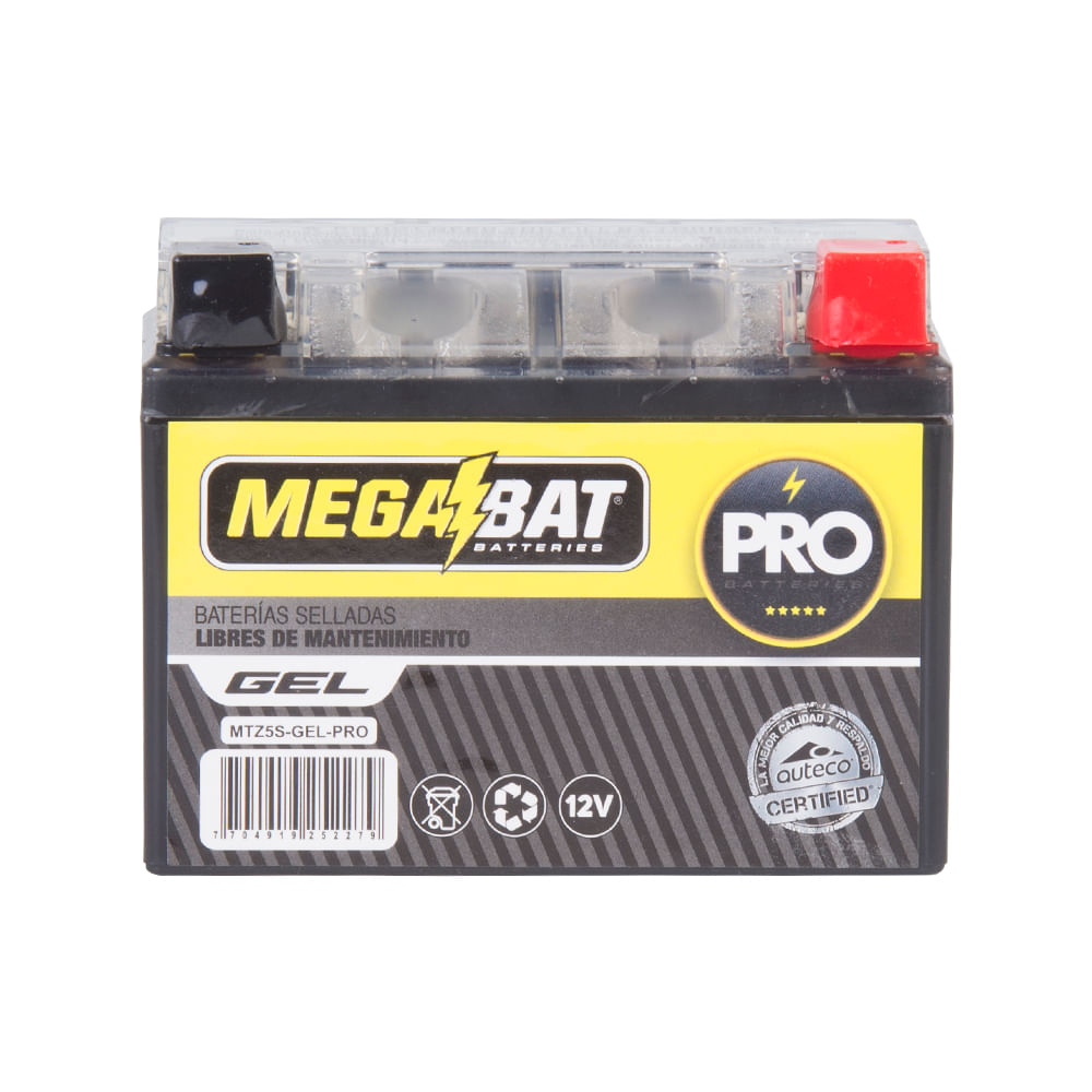Batería Megabat Gel Para Moto Best 125 - Sitio Oficial Auteco