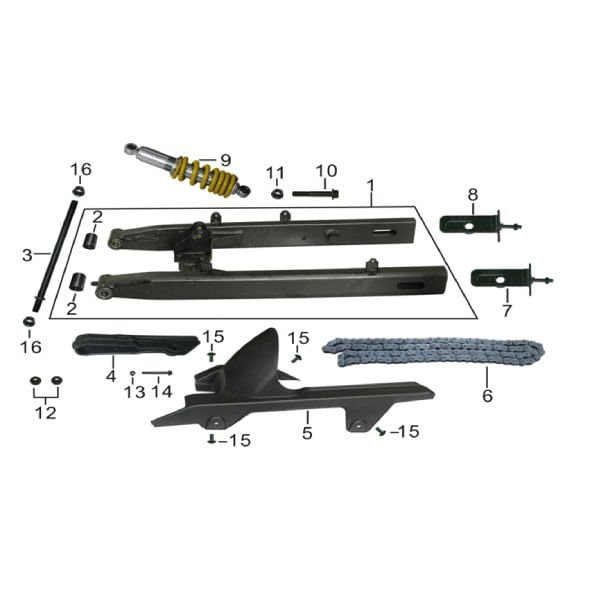 REPUESTOS PARA MOTO TORNILLO 6X50 VICTORY BOMBER 150